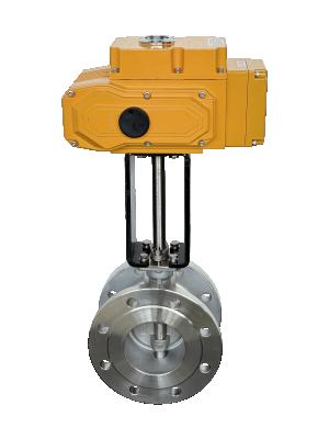 China 2in  20in Electric Stainless Steel High-temperature Flange butterfly Valve for sale