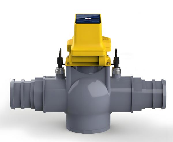 Quality 4in Smart Solar-Powered 3-Way PVC Ball Valve for Automatic Irrigation, Wireless for sale