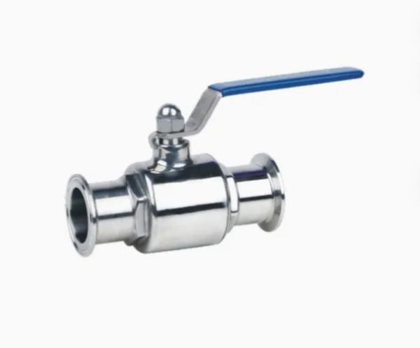 Quality Stainless Steel Hygienic 2 Way Ball Valve Tri Clamp Connection for Food Beverage Pharmaceutical Pipeline for sale