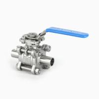 Quality 3A Certified Sanitary Tri-Clamp Ball Valve 316L Polished Quick Install Ball for sale