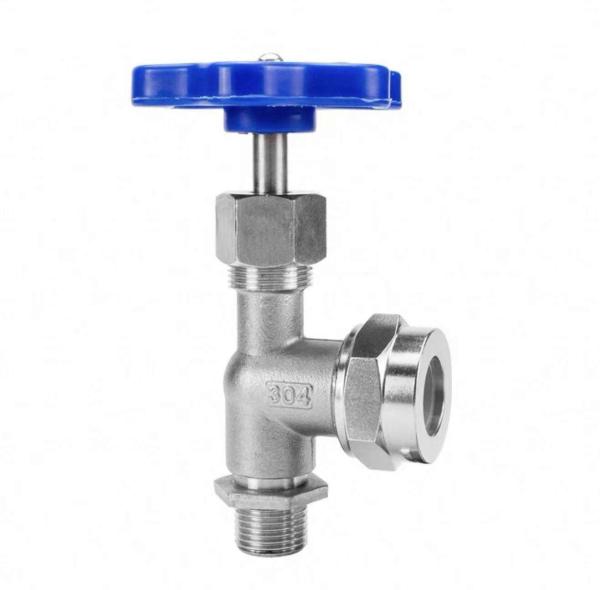 Quality Factory Supply SS304 Threaded Liquid Level Gauge Cock Valve Y Type Manual Valve for Boiler Water Tank for sale