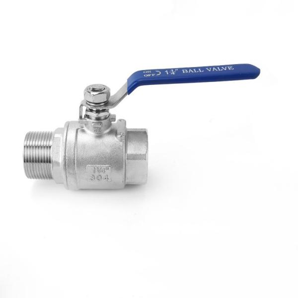 Quality SS304/SS316 Stainless Steel 2PC Full Port Ball Valve BSP/NPT Thread High Pressure Ball Valve for sale