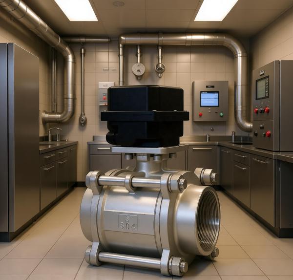 Quality Etrany 3 Inch DC24V Motorized Ball Valve Flow Control Valve for High Temperature Water Applications for sale