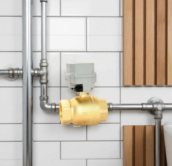 Quality Etrany 2 Way 2'' Brass DC5V Motorized Electric Ball Valve with Flow Control for for sale
