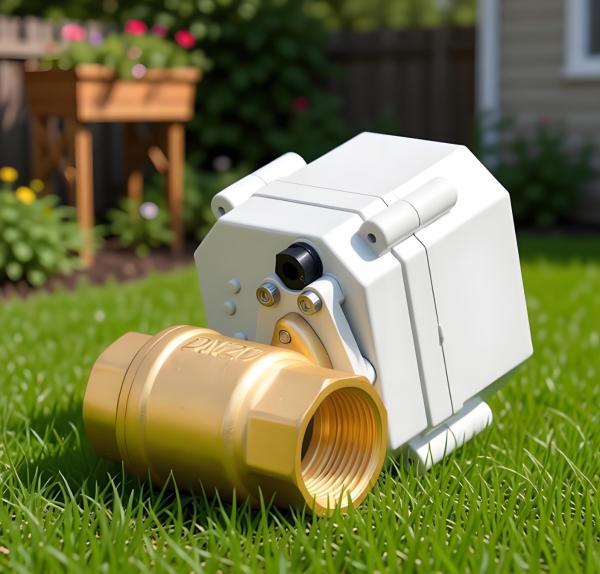Quality Etrany  2-way DN20 AC/DC9-24V Brass Electric Water Ball Valve Flow Regulation Control IP67 Protection for sale