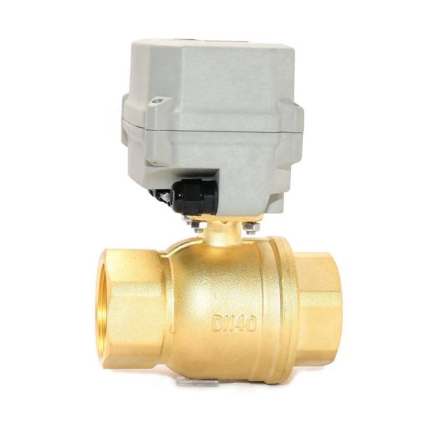 Quality HOT 1-1/4'' 2'' DN32-DN50 Brass Modulating Ball Valve for Water 12-24V DC Analog Signal Control (4-20mA/0-5V/0-10V) ODM OEM for sale