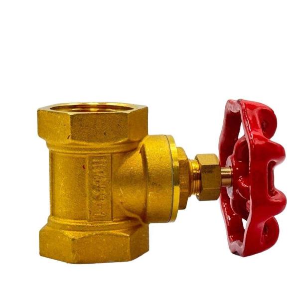 Quality DIN Standard Brass Globe Valve Internal Thread Flow Adjustable Shut-off Valve for sale
