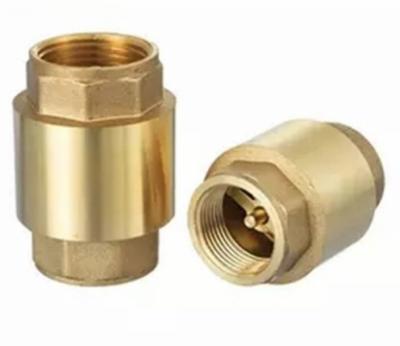 China High Sealing Brass Spring Loaded Check Valve BSP Female Thread PN16 Water Supply Non-return Valve for sale