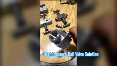 High Pressure Ball Valve Industrial Flow Control Solution