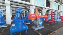 Mechanical valve sample display