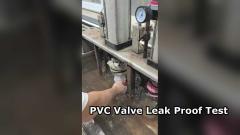 2. Air tightness test of PVC ball valve