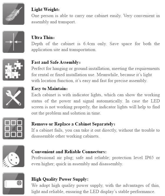 Pitch 6mm Super Slim Indoor LED Screen LS-SI-P6