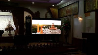 Cina Gli schermi principali dell'interno RGB di pubblicità elettronica hanno condotto il gabinetto di servizio anteriore dell'esposizione in vendita