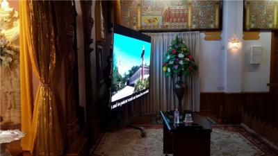 Cina Gli schermi principali dell'interno RGB di pubblicità elettronica hanno condotto il gabinetto di servizio anteriore dell'esposizione in vendita