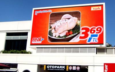 中国 36pcs HD の屋外の導かれた広告掲示板ちり止め P10 348 ピクセル 販売のため