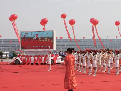 China Het volledige Elektronische Geleide Mobiele Aanplakbord van het Kleurenaluminium P10 IP65 op Voertuigen Te koop