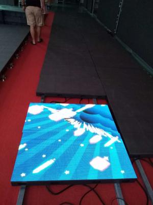 Cina Schermo del LED Dance Floor del Governo di alluminio interattivo del sistema P3.91 500*1000mm del radar in vendita