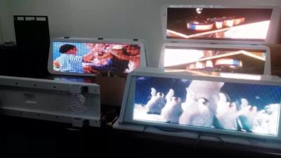 Cina La video cima del taxi di RGB ha condotto l'esposizione per la pubblicità marca/di logo con il controllo 3G/wifi in vendita