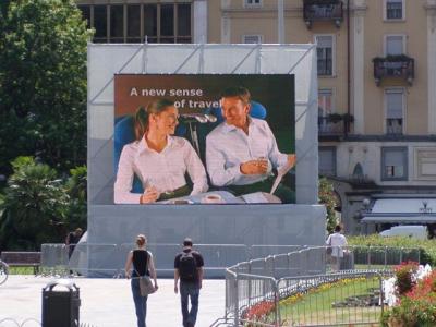 Cina Il video colore pieno all'aperto ha condotto il pixel eccellente di alta luminosità 4096 del tabellone per le affissioni di pubblicità in vendita