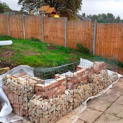China Hot Dipped Galvanized Durable Gabion wall baskets 50x200mm Aperture For Flood Control And Landscape for sale
