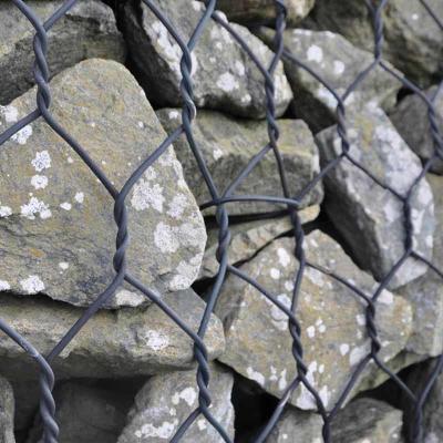 China 2X1X1m En Standard Galvanized Stone Cage Gabion Box  for River Bank Protection for sale