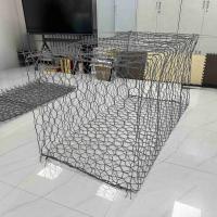 China Galvanized Wire Mesh Retaining Wall Using gabion stone wall  2.7mm River Protection for sale