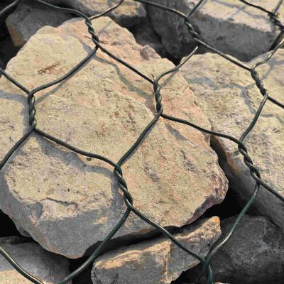 Cina 3*1*1M PVC Rivestito Produttore Gabion Basket Per Parete Recinzione in vendita