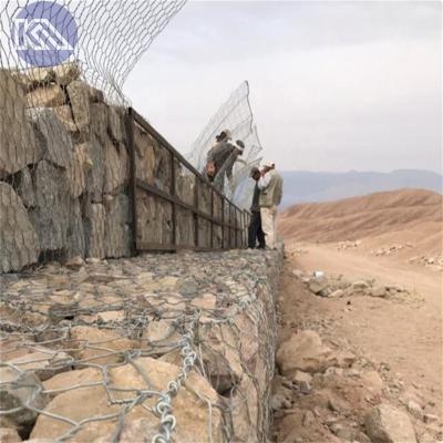 China 4*1*1 Gabion Basket Hexagonal Hole Erosion Control Metal Stone Cages para controle de inundações for sale