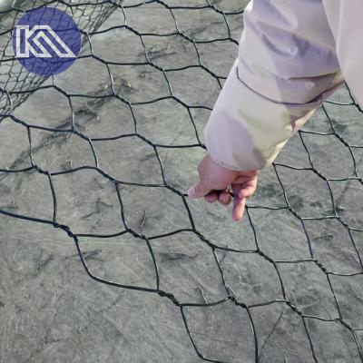 Cina Cage in gabione rivestite in PVC 2mx1mx1m Rafforzate con maglie di filo di ferro riempite di roccia per sistemi di difesa da inondazioni e coste costiere in vendita