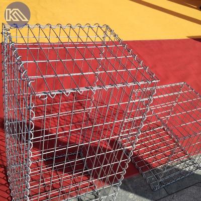 China Galvanized Steel Water Proof Welded Gabion Wall Baskets Wire Mesh Retaining Walls for sale