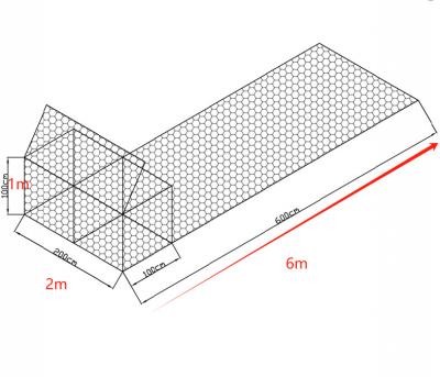 China Caixa de gabião hexagonal revestida com pó de zinco elevado, cesto de aviário galvanizado para gaiola de pedra à venda