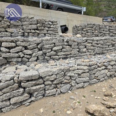 China Erosiebescherming 6*2*0.3m 60*80mm Duurzame Gabions Matras Steen Gevulde Zak Gabionsmand PVC Gecoate Gabions Beveiligingsmuur Te koop