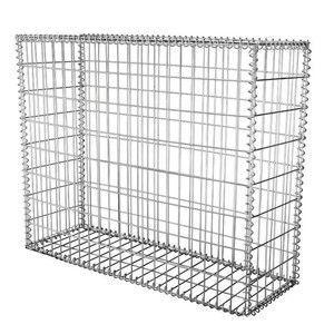 China Heavy Mesh Welded Gabion Box - 50×50mm Galvanized Steel Stone Cage for sale
