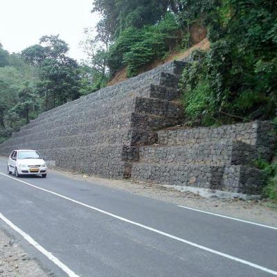 China Galvanized Hexagonal Wire Gabion Basket for Erosion Control and Flood Protection for sale