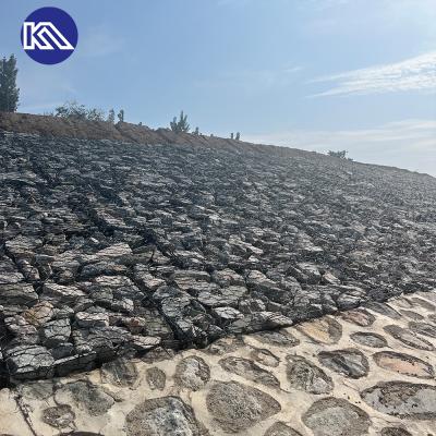 China Hexagonal Mesh Gabion Box 2x1x0.5m Stone Cage with 60x80mm and 80x100mm Aperture for Retaining Walls for sale