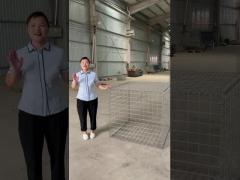Geweld Gabion Steen Wanden Decoratieve Gabion Wand CE-certificering 1x1x1m 2x1x1m 3x1x1m