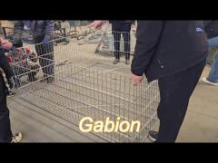 Geschweißte Gabion-Lösungen Langlebige anpassbare Gartensteinkäfige für moderne Landschaftsgestaltung