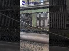 PVC-coated gabion basket machine weaving display