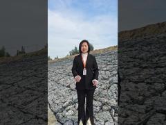 PVC Coated Gabion Cage Wire Mesh Gabion Wall 2x1x1m
