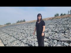 Hot-Dip Galvanized Gabion Cage Retaining Wall 6x8cm Mesh 1x1x1m Gabion Box Coastal Protection