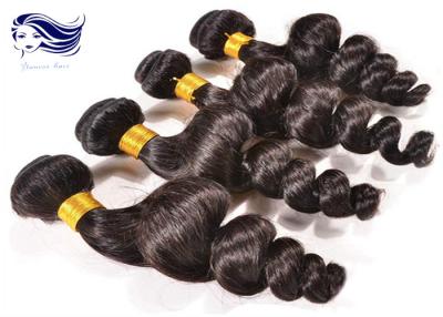 China 7A Grade Natural Color Brazilian Hair Extensions Free Sample Loose Wave Weaving for sale