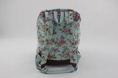 中国 反汚れた美しい花の古典的なバックパック、レディース バックパックの花柄Bookbag 販売のため