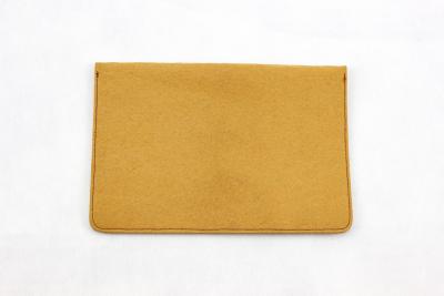 China Bolso único de la manga de la tableta del estilo, caja magnética del ordenador portátil del fieltro del botón confiable en venta