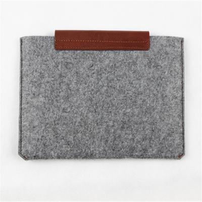 China Muestra libre del sobre del bolso gris ligero del ordenador portátil con el logotipo personalizado en venta