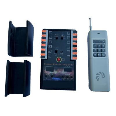 China 12 Channel Plastic Remote Control Fireworks Controller Timed Delay Ignition Spark Smokeless for Stage for sale