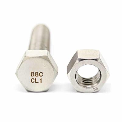 China A194 8 de aço inoxidável encantam os parafusos principais e a porca M13 ASTM A193 GR B7 B8 B16 B8m B8t B8c à venda