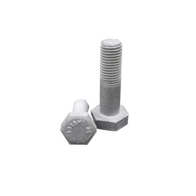 China ASTM A325 Stainless Steel Hex Head Bolts And Nuts ISO GB DIN Hex Head Bolts for sale