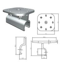 China Aluminum PV Support Bracket 0.7-1.0mm Thickness Solar Panel Mounting Kit for Pitched Tile Roof with 20-Year Warranty for sale