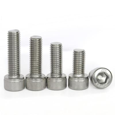 China 304 Stainless Steel Cap Head Bolts M4 Hexagon Socket Head Screw 5-55mm Length for sale