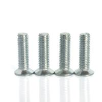 China Countersunk Flat Head Screw with Zinc Plating - M2 to M8 Sizes, 3mm to 60mm Length, 304 Stainless Steel for sale
